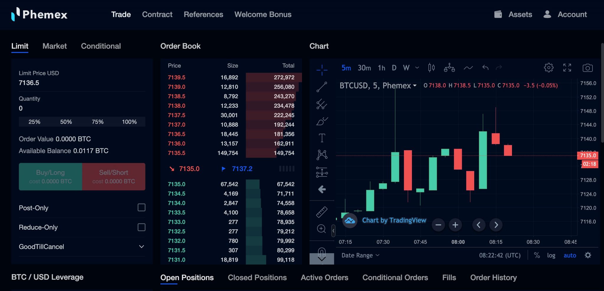 We Launch Dark Mode Trading - Phemex
