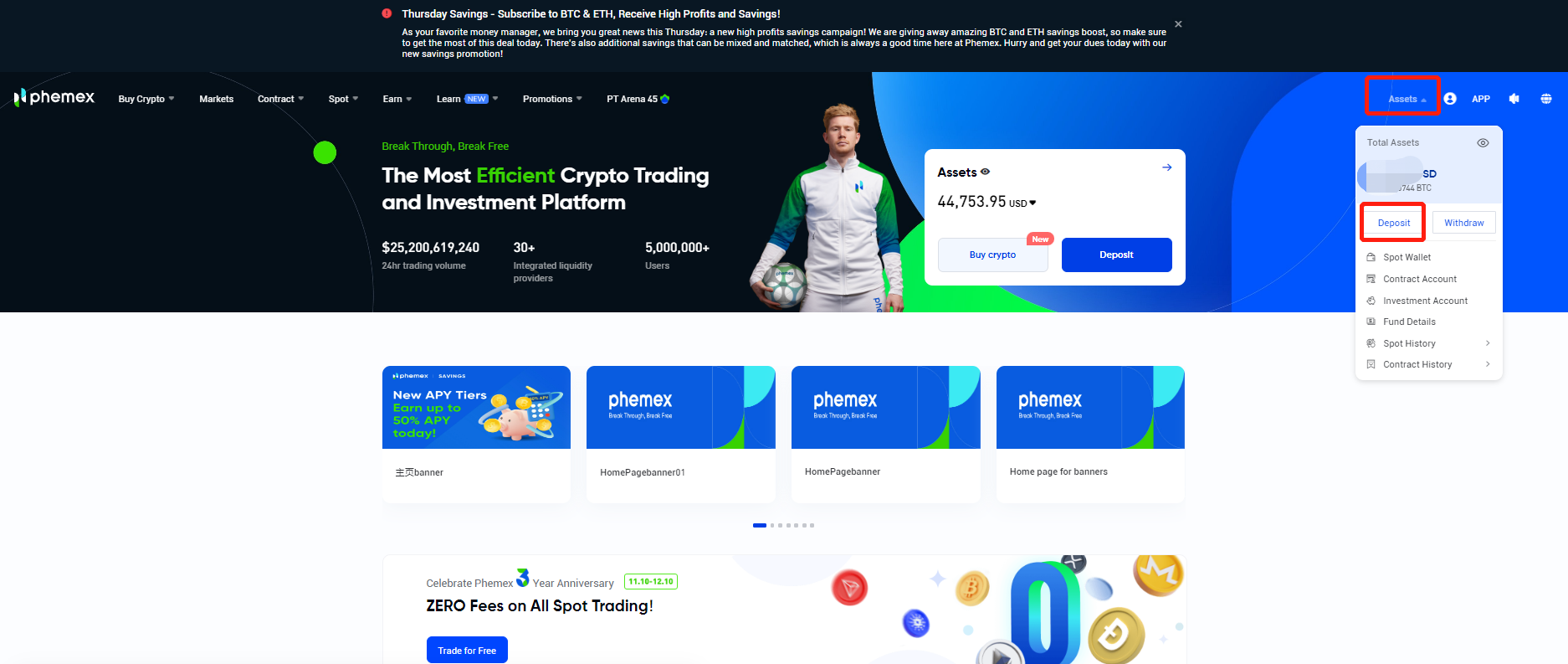 How Do I Make a Deposit (Web)? - Phemex