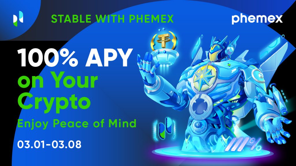 Stable With Phemex - Enjoy 100% APY on Your Crypto - Phemex