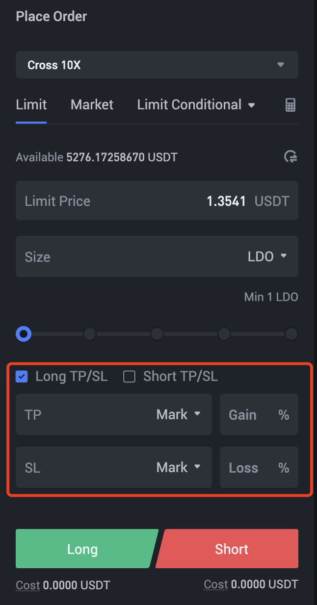Take Profit & Stop Loss Now Support Partial Positions + Additional ...